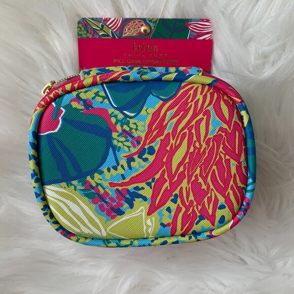 Trina Turk | Bags | Trina Turk Neon Tropical Pill Case Organizer With ...